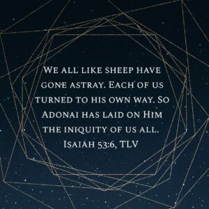 Daily Word: Isaiah 53:6 - Terri Gillespie